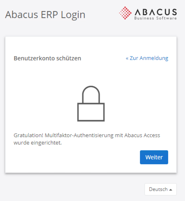 Abacus Access Einrichtung – gfag